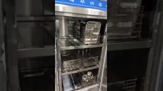 Video of Tableware Sanitizing by Electric Disinfection Cabinet