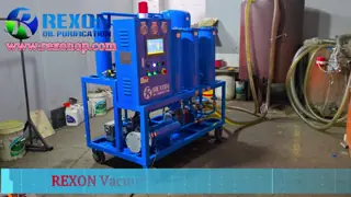 REXON TYA Vacuum Lubricating Oil Purifier Working Condition Overview