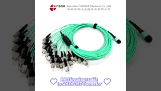 High Density MPO to SC Breakout Cable for 40G Links