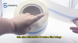 Medical polyurethane film roll
