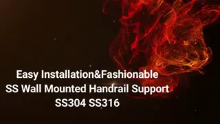 Stainless Steel Wall Mounted Handrail Brackets | VVINSCO Factory Direct
