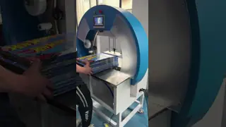 Automatic Film Wrapping Machine for Cardboard Packaging