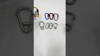Gold Oval Snap Hook Carabiner Spring Gate Connector for Cable Loops Displays and Hanging Accessories