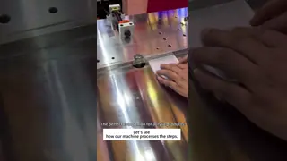 One Machine. Multiple Functions.Today’s result: Acrylic Step Machining.