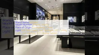 Luxury Jewelry Store Display Cabinets Custom Retail Solution