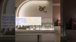 Luxury LED Jewelry Display Cabinets Custom Retail Solutions