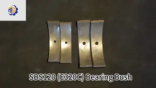 177-2583 Sbs120 Hydraulic Pump Sliding Bearing For E320c Excavator Spare Parts Bearing Pads 1772583