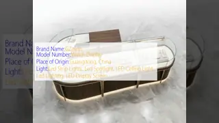 Modern LED Jewelry Display Case for Luxury Retail