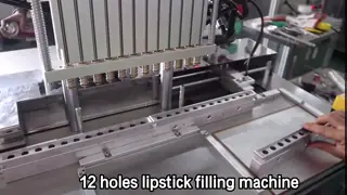 12 holes lipstick filling machine