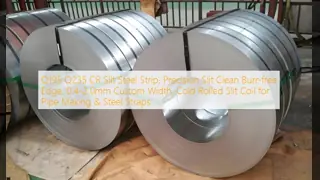 Precision Slit Steel Strip Burr Free Quality