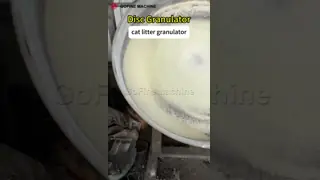 Disc Granulator | Make Round Cat Litter Pellets With Corn Starch Raw Material