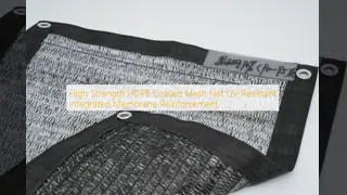 Ultra Durable HDPE Coated Mesh Net for Heavy Duty Protection