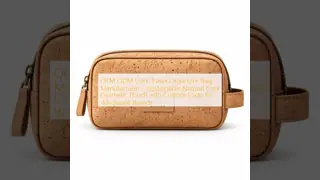 Custom Sustainable Cork Tote Bag OEM ODM Manufacturer