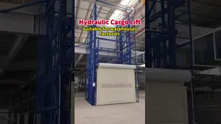 Looking for a Hydraulic Cargo Lift for your project?