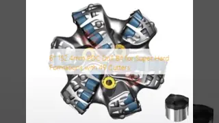 6 Inch PDC Drill Bit for Super Hard Formations
