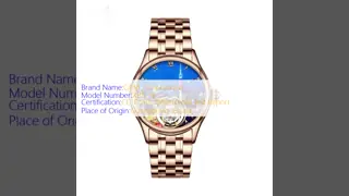 Luxury Skeleton Mechanical Watch City Night View Dial