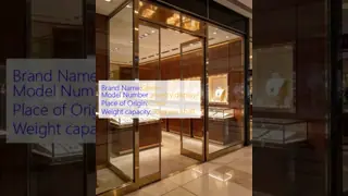 Custom LED Jewelry Showcase Elegant Retail Display