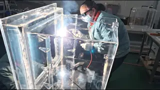 High temperature resistant 1100  degree Celsius high transparency quartz glass rectangular container