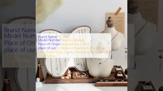 Premium Black Leather Jewelry Display Tray for Retail