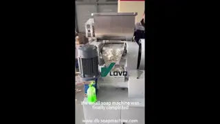 Small-scale soap making machine