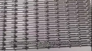 Modern Architectural Woven Wire Mesh XY 1238 Solutions