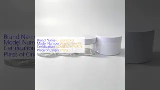Premium PET Cosmetic Jars for Face Cream Packaging