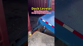 Make loading and unloading easier with a reliable hydraulic dock leveler.