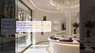 Premium Jewelry Showcase Custom Metal and Wood Display