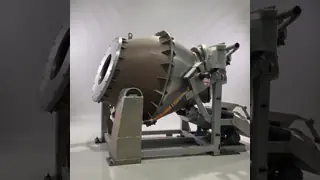 Tilting Rotary Furnace for Aluminum Smelting, LuFeng Metallurgical Melting Equipment