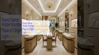 Custom Wooden Jewelry Display Cabinet for Retail Shops