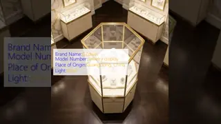 Premium LED Jewelry Display Cabinet Custom Retail Solutions