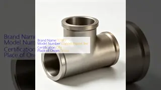Heavy Duty CuNi Equal Tee Corrosion Resistant Pipe Fitting