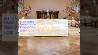 Luxury Geometric Jewelry Display Table with LED Lighting