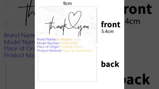 Custom Thank You Cards for Premium Brand Packaging