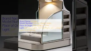 Luxury LED Jewelry Display Case for Engagement Rings