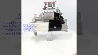 Isuzu 4JB1 Engine Starter Motor 24V 11T Replacement