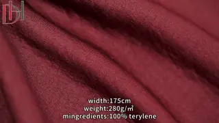 Premium Knit Hoodie Fabric for Winter Apparel