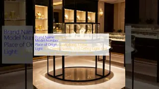 Luxury Black and Gold Jewelry Store Display Set
