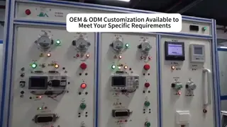 Modular Structure Electrical Laboratory Equipment 100kg Weight For PLC And Frequency Converter Training