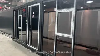 Luxury Expandable Container House Panoramic Garden Studio