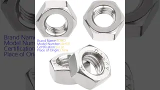 High Strength Zinc Plated Hex Nuts Industrial Fasteners