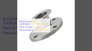 Durable Weld Neck Pipe Flanges High Pressure Steel Fittings