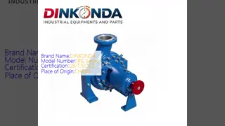 DINKONDA NB Series Condensate Pump for Power Plants