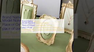 Premium Wooden Jewelry Display Props for Retail Stores