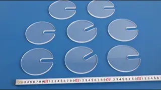 High-purity 99.99% highly transparent quartz glass plates are used for optical glass.