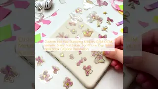 Custom Shaker Glitter Stickers for Premium Branding