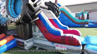 Monster Truck Inflatable Bouncer Combo Rental