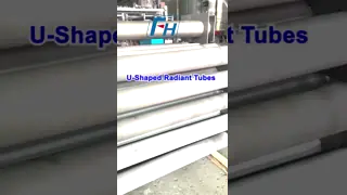 HU U-Shaped Radiant Tube | Ø152.4 × Ø142.8 × 2154.24 mm | Industrial Furnace Component