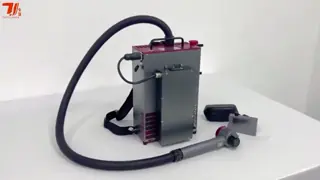 Backpack Type Pulse Fiber Laser Cleaning Machine Portable Handheld Laser Cleaner for Rust P