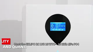 LVB16WTC: New 16kWh 51.2V 314Ah Blade-Cell LiFePO4 Battery with Active Balancing